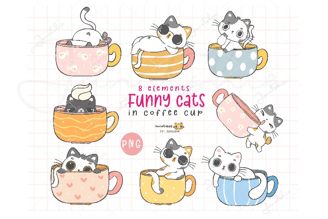 Cute Kittens In Cups