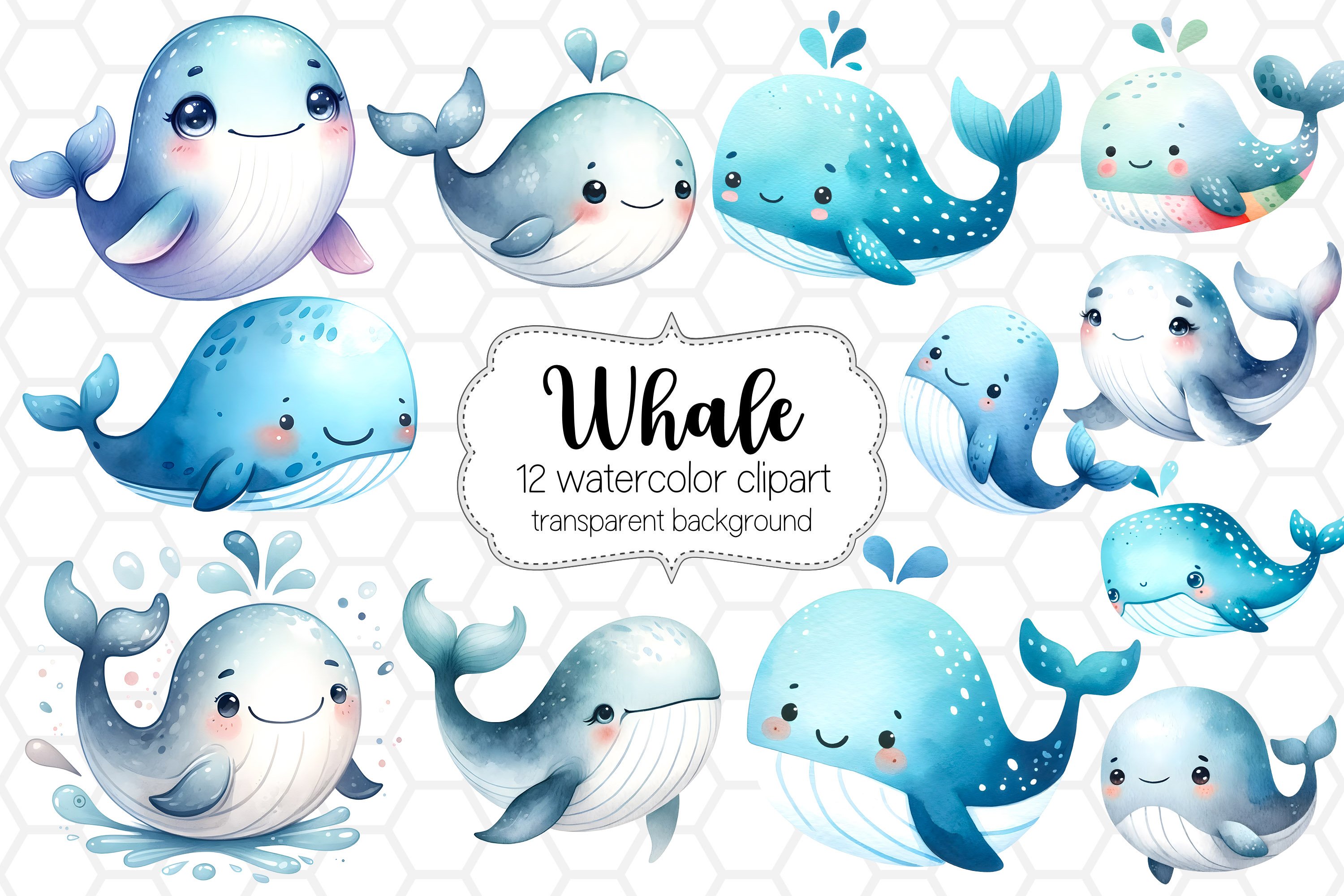 Whale Clip Art Cute Baby Whale Cartoon Clip Art Royalty Free Vector