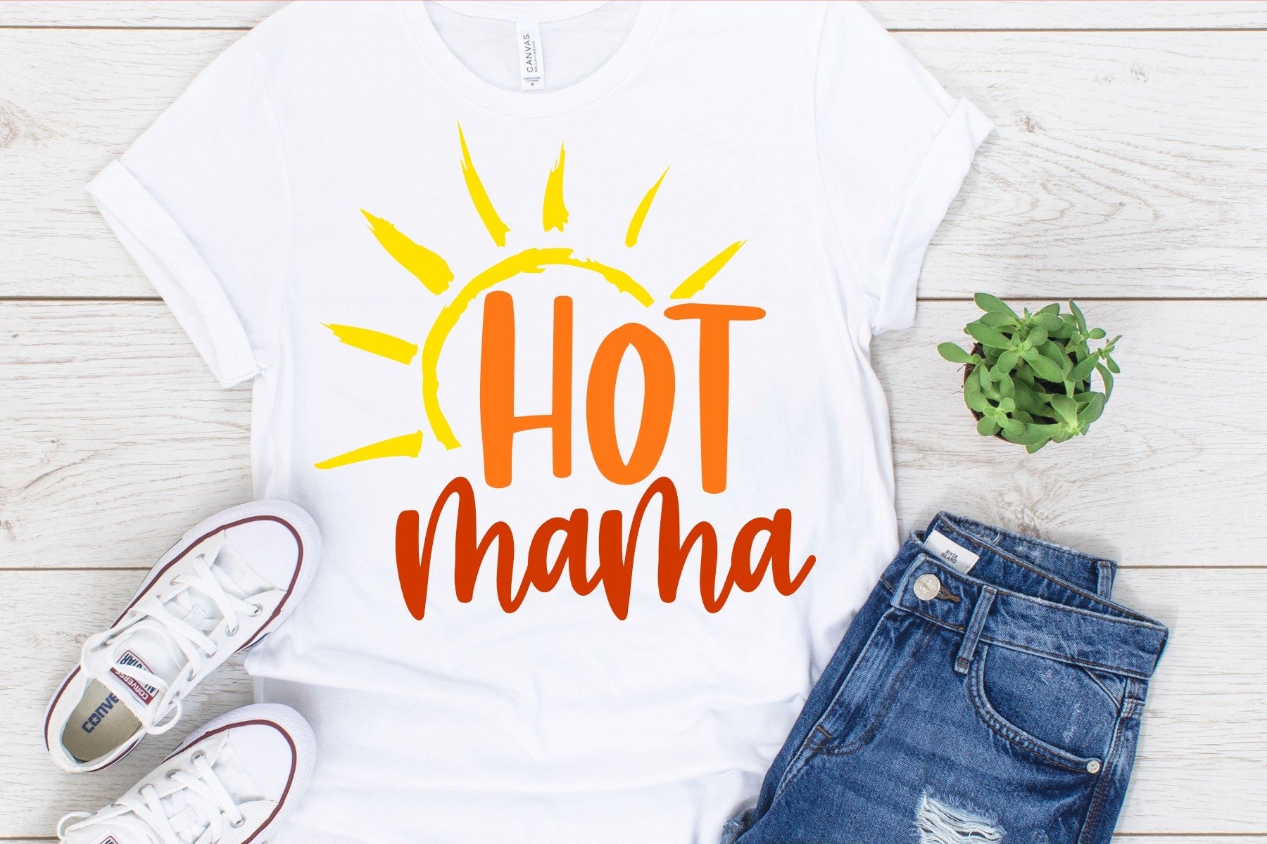 Hot Mama SVG DXF PNG (771857) | Cut Files | Design Bundles