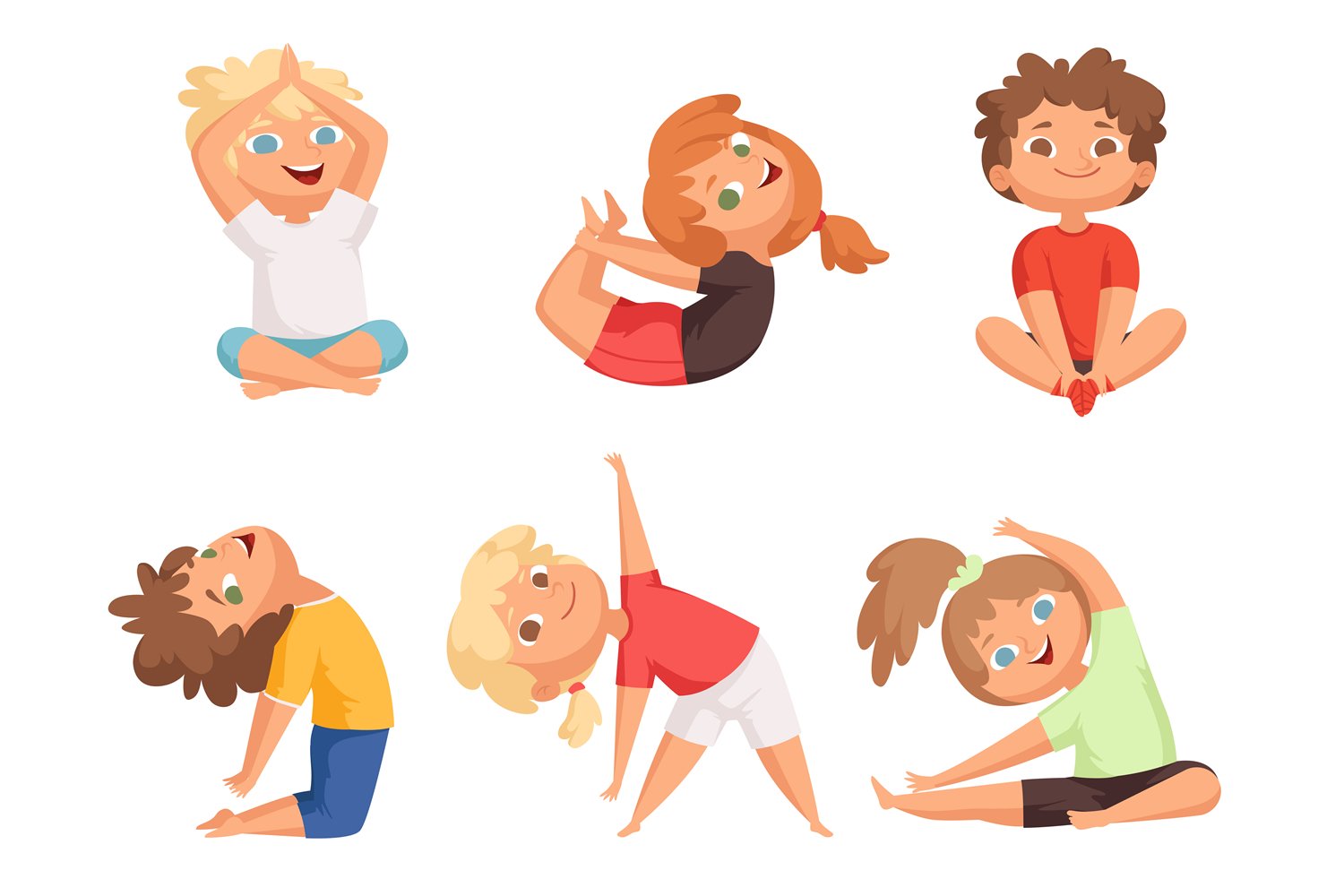 Yoga For Kids Clip Art
