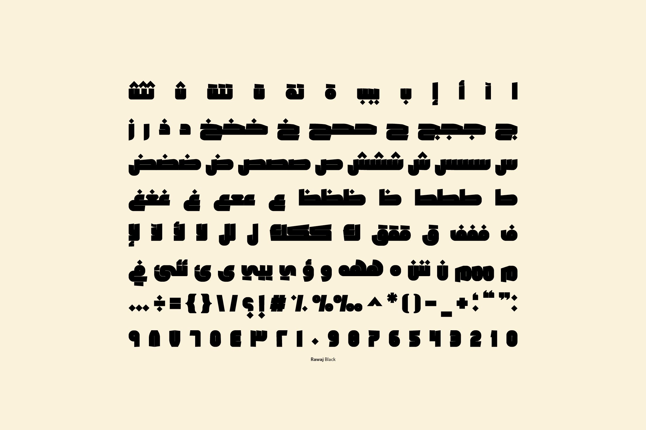 Rawaj - Arabic Font (391245) | Non Western | Font Bundles