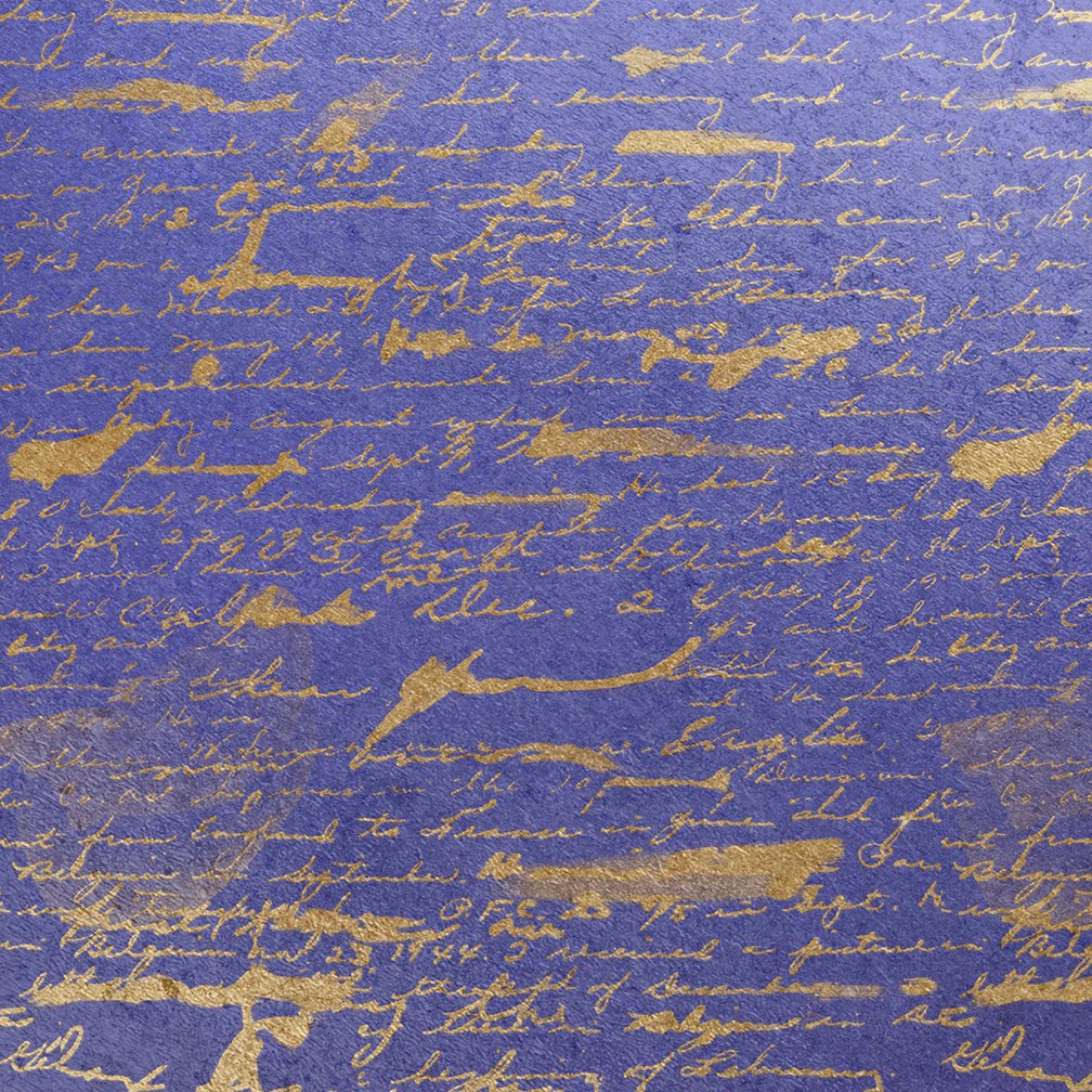 Purple and Gold Damask Digital Paper