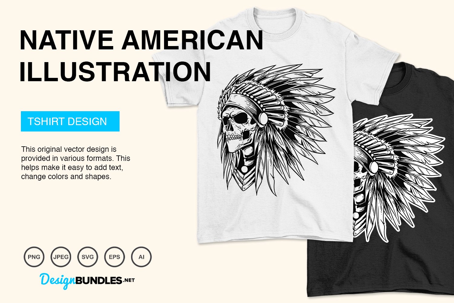 Native American Vector Illustration