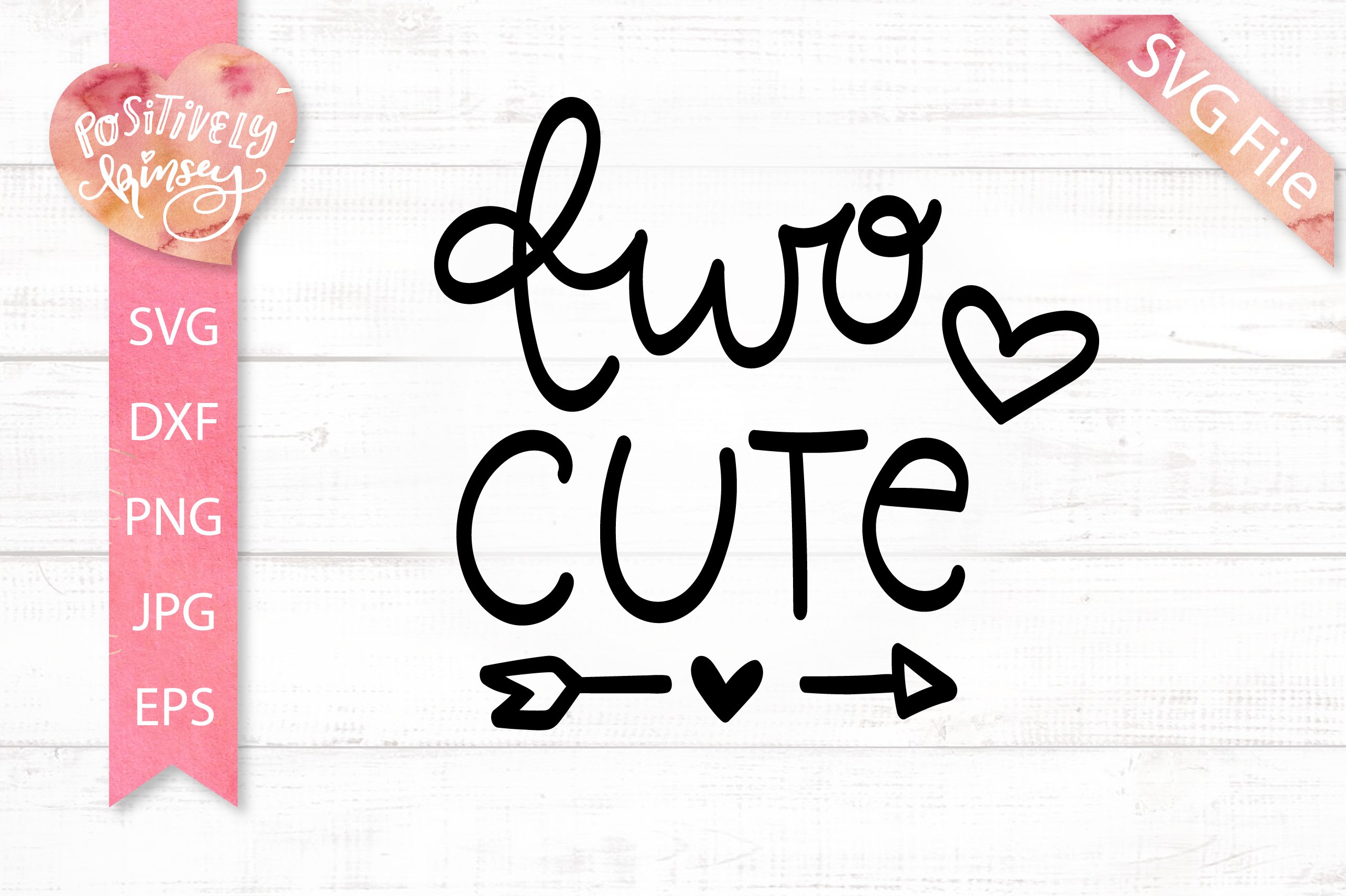 Two Cute SVG, 2nd Birthday SVG, for Two Year Olds, Toddlers (730689 ...