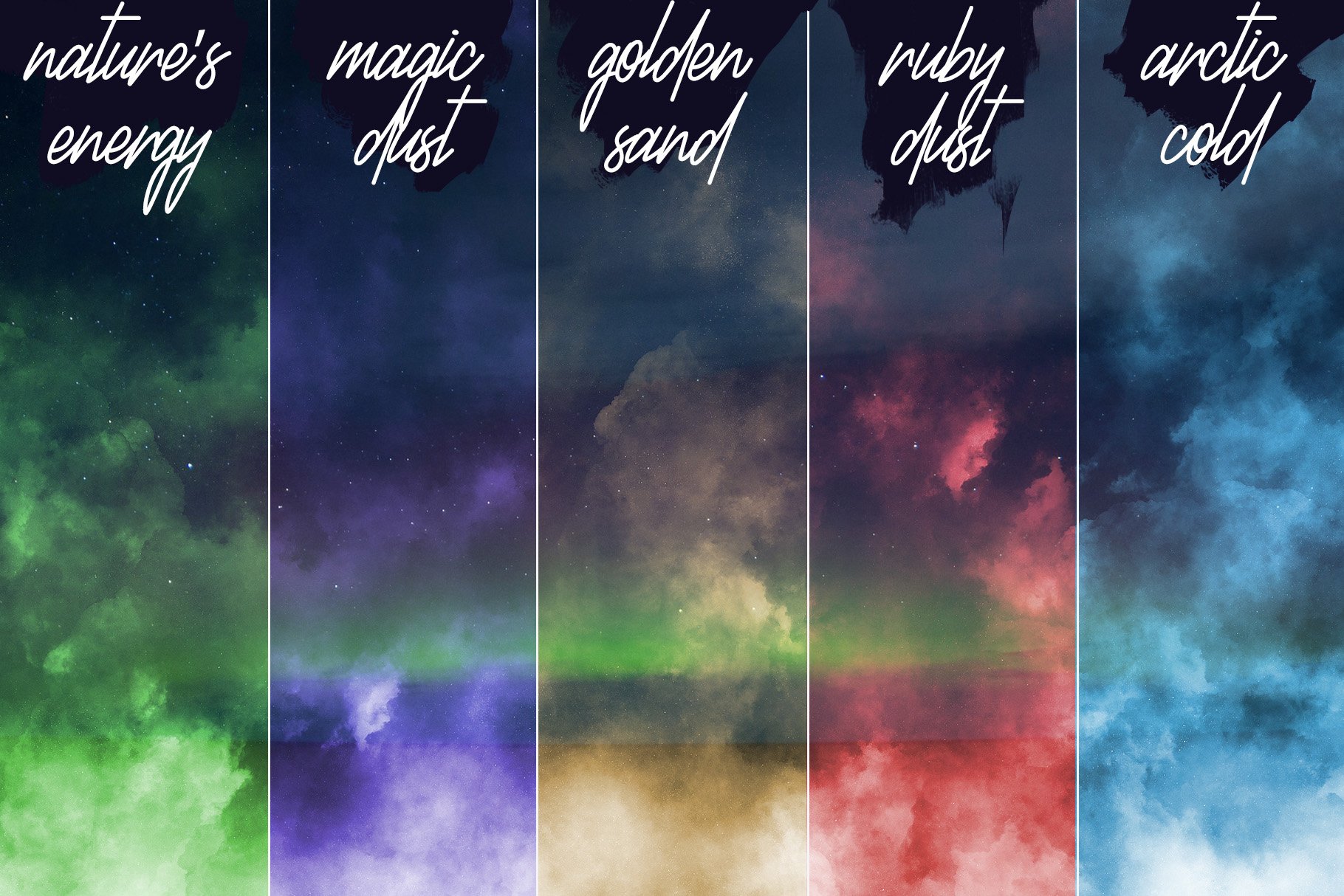 50 Smoke Overlays 2 (375153) | Textures | Design Bundles