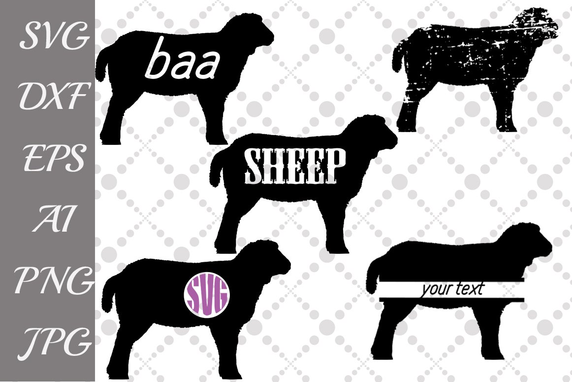 Sheep Svg,FARM SVG, Farm Animal Svg,Sheep Monogram Svg (86258) | SVGs ...