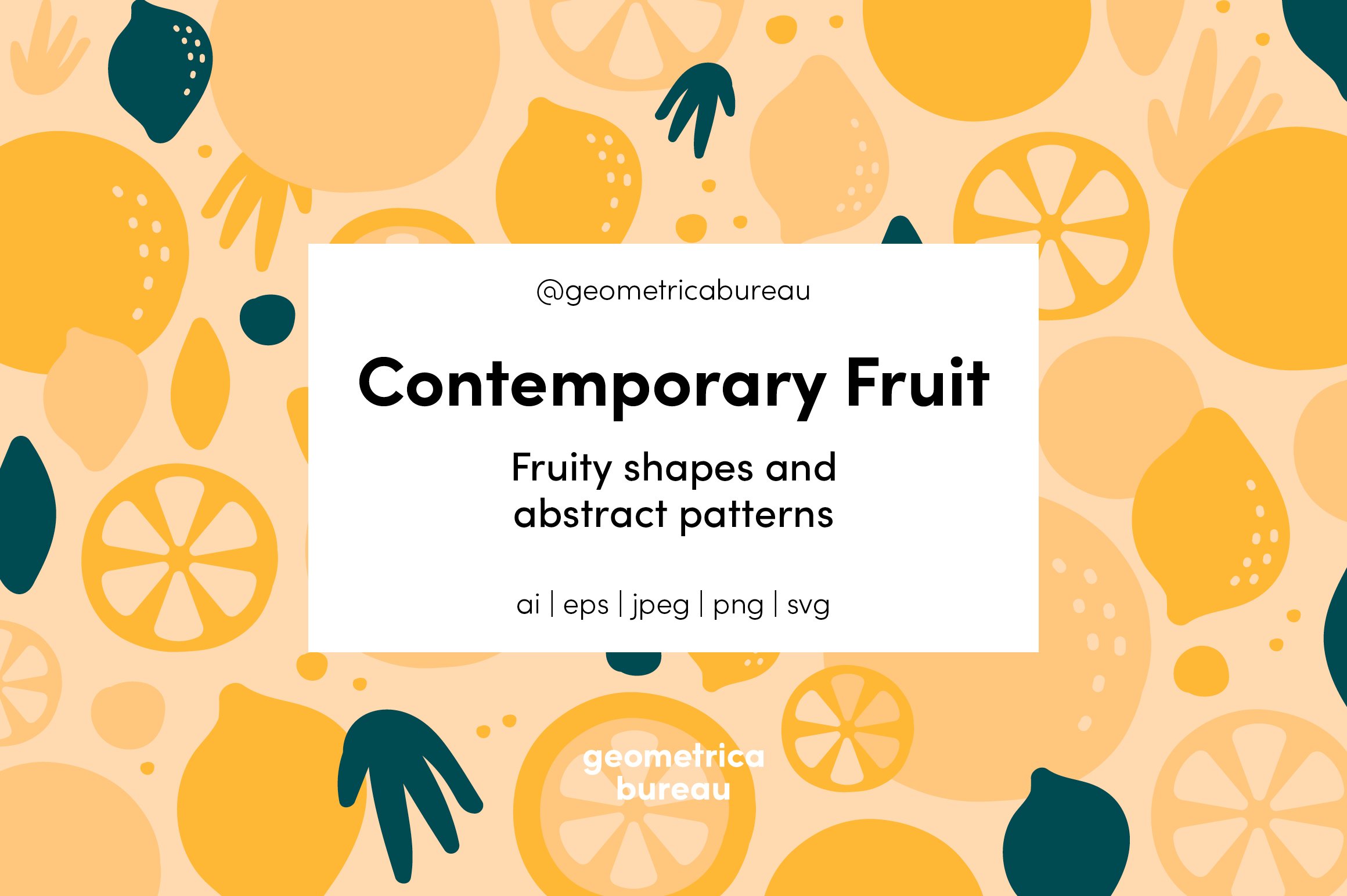 Contemporary Fruit (623960) | Patterns | Design Bundles