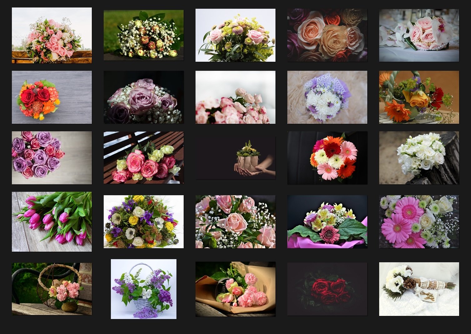 200 FLOWER BOUQUET PHOTOSHOP OVERLAYS, BACKDROPS BACKGROUNDS (530865 ...