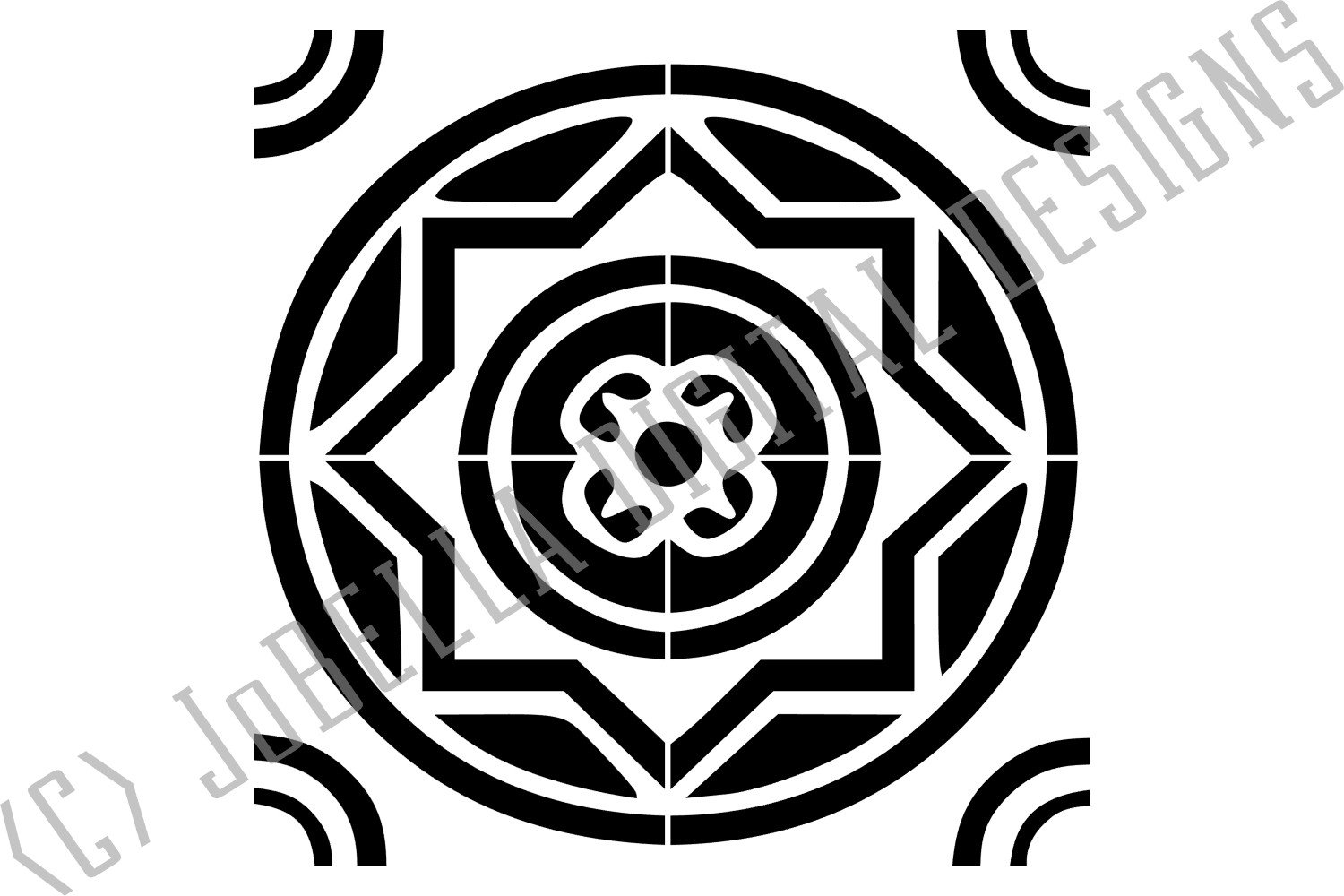 Moroccan Tile 3 SVG, Stencil, Sublimation Design & Printable (239124 ...