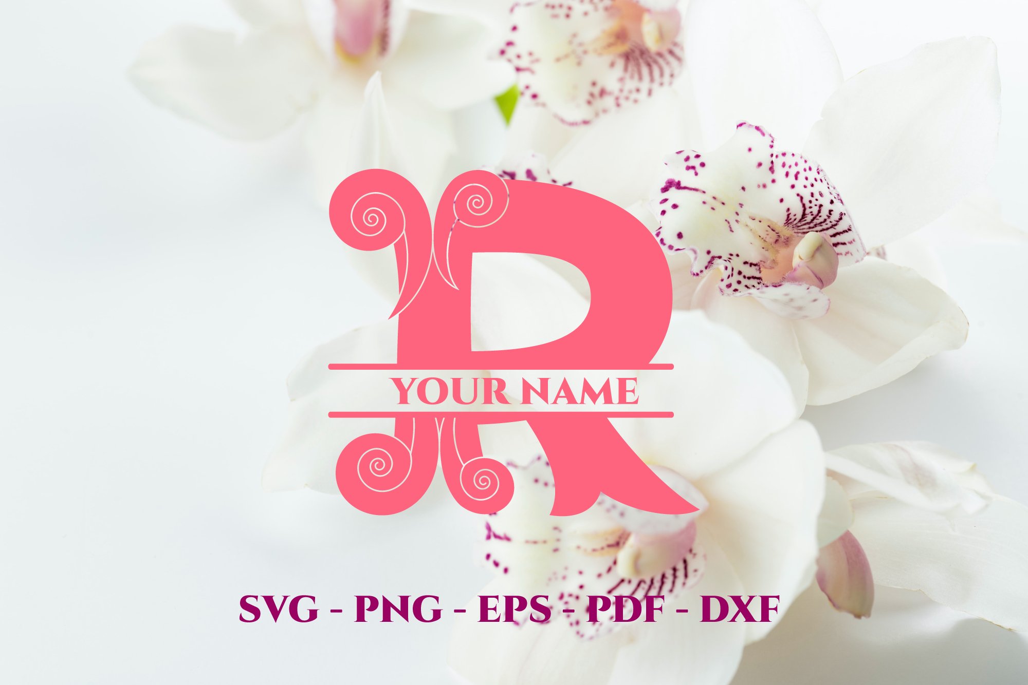 Monogram R. Letter R. SVG cut file (1255346) | Monograms | Design Bundles