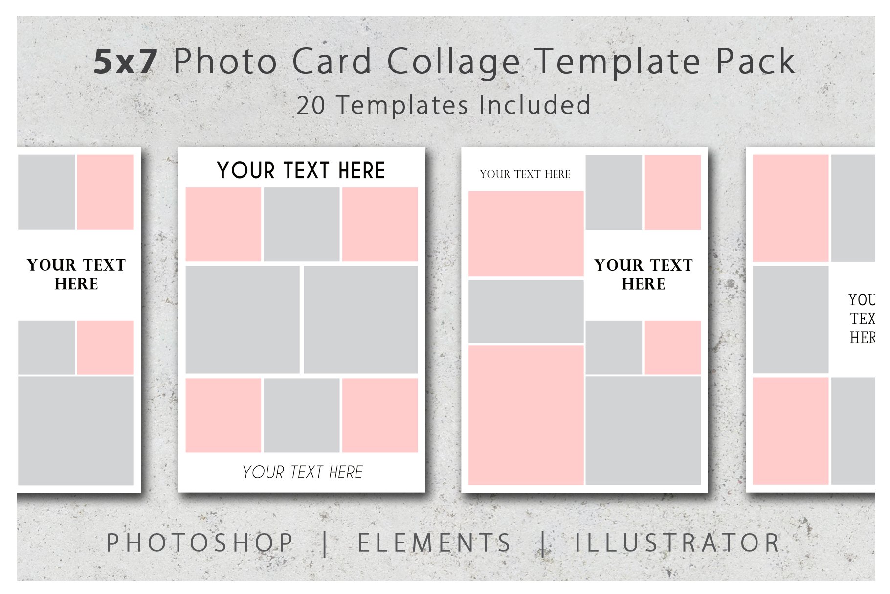Plantilla De Collage Para 5x7 Creador De Collages Gratis Diseños,