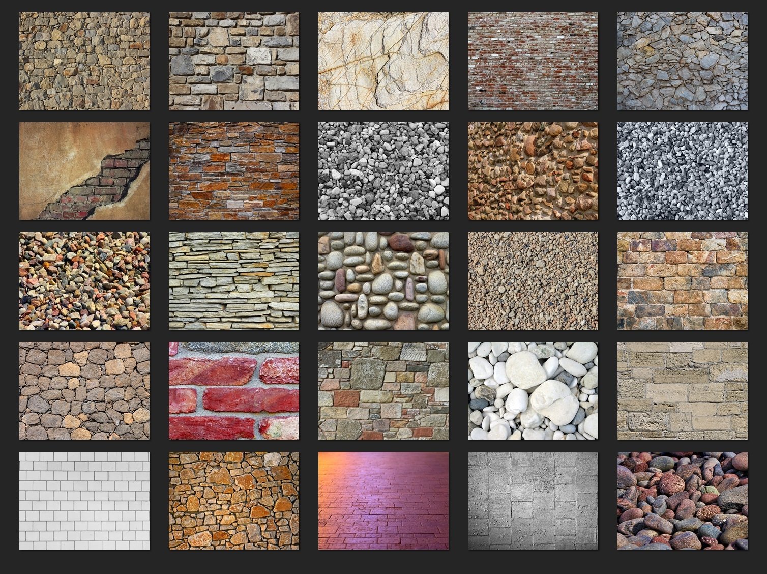 200 STONE WALL PHOTOSHOP OVERLAYS, BACKDROPS, BACKGROUNDS (531306 ...