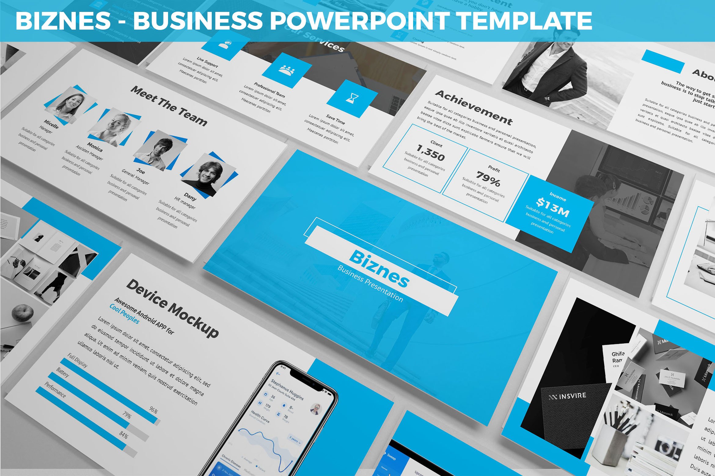 Biznes - Business Powerpoint Template (317365) | Presentation Templates ...