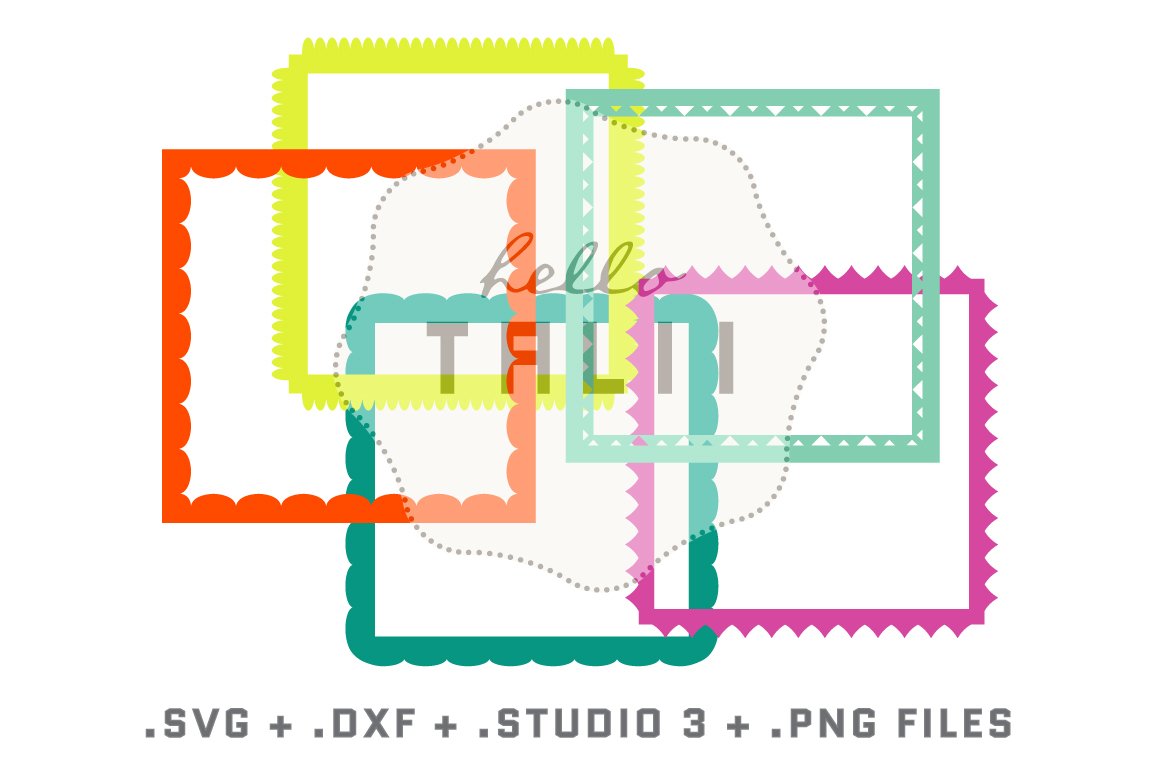 Square Frames SVG Cut Files BUNDLE (194461) | SVGs | Design Bundles