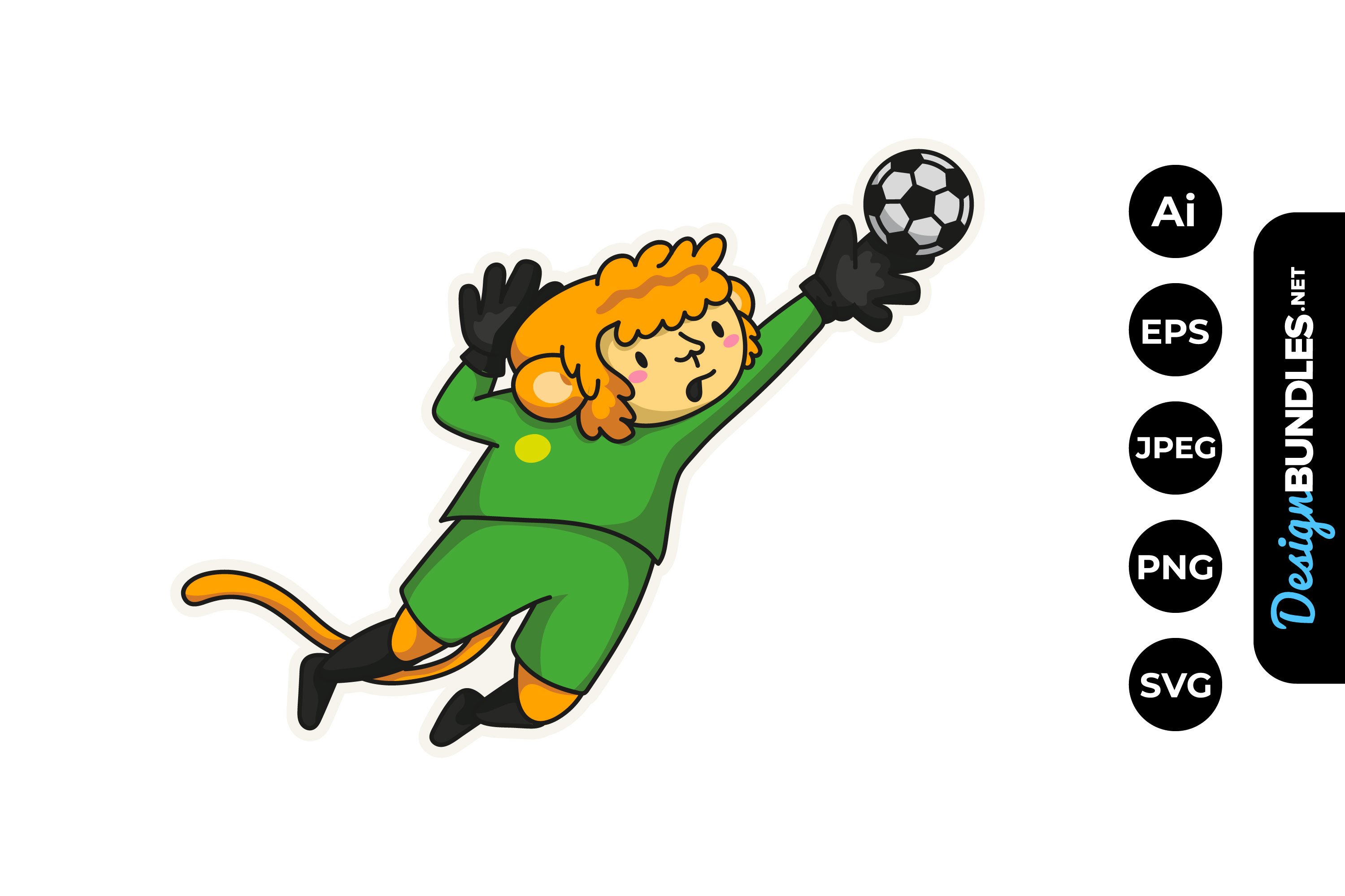 Football Monkey illustrations