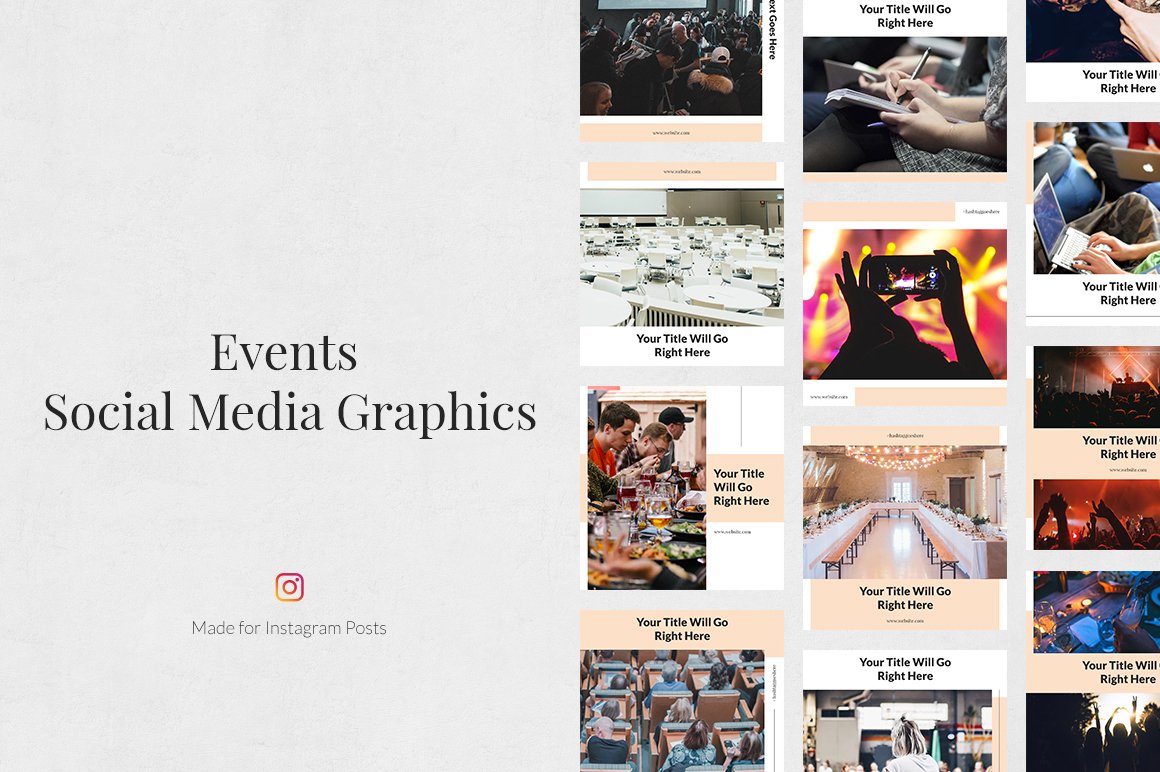 Events Instagram Posts (459423) | Instagram | Design Bundles