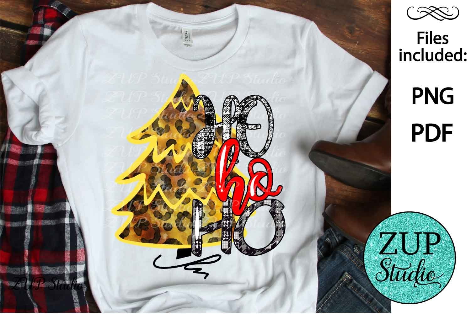 Hohoho text PNG PDF Design Sublimation transfer 332 (163444) | SVGs ...