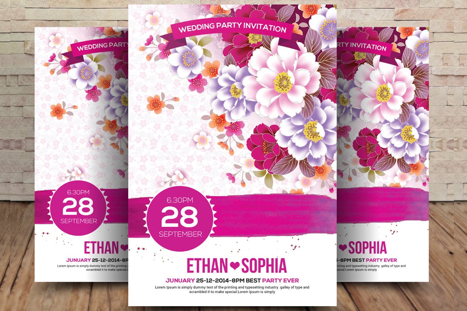 Wedding Invitation Flyer (511825)