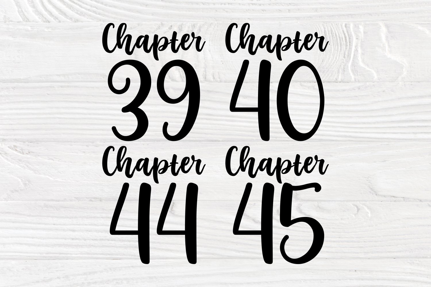 Chapter 36-55 Birthday SVG, 40th, 50th, Shirts Svg Cut Files (1176905 ...