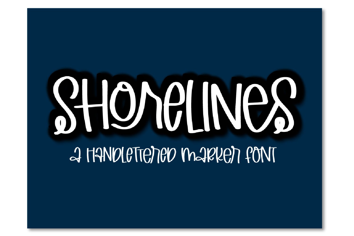 Shorelines - A Quirky Hand Writing Font