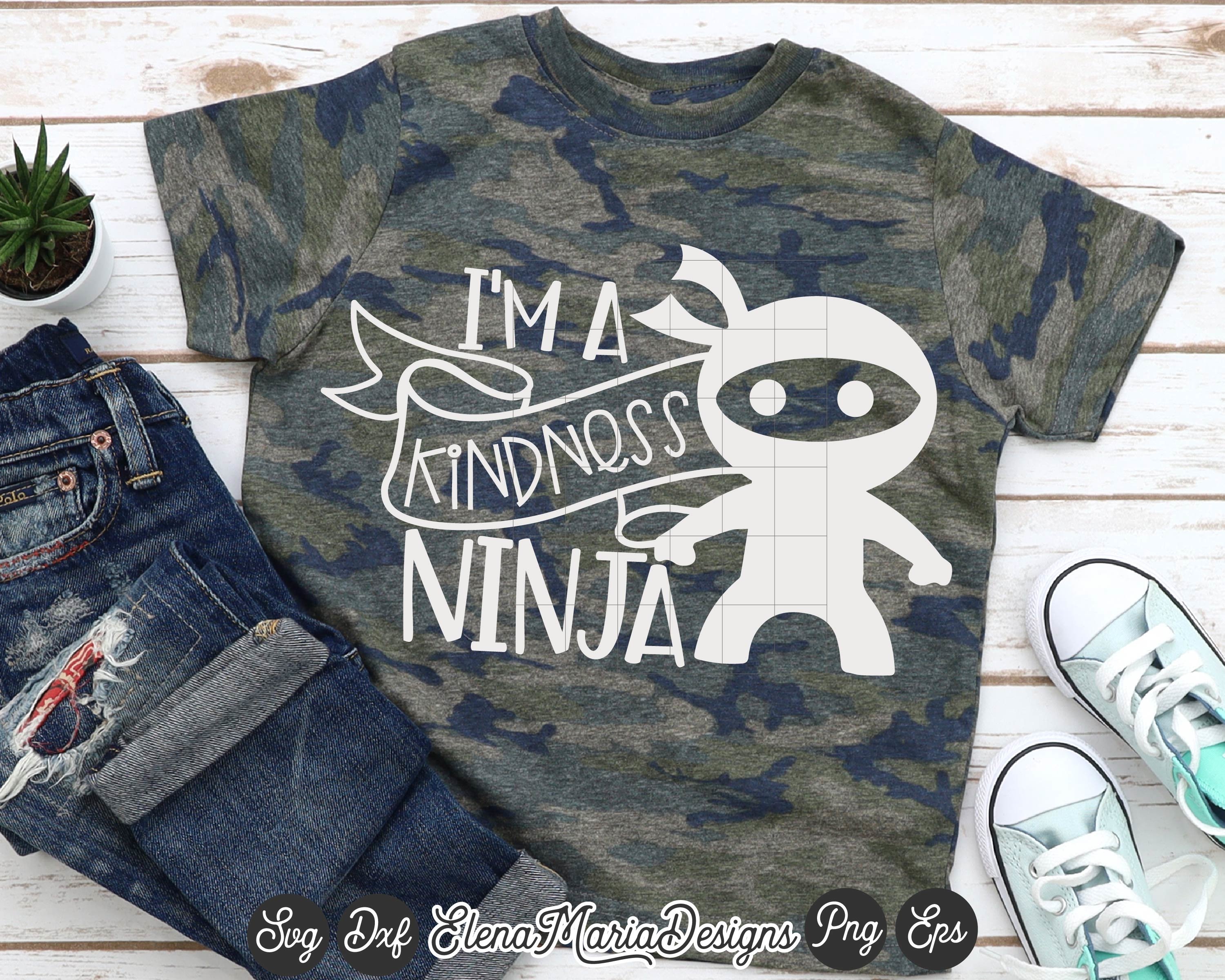 Be Kind | I'm A Kindness Ninja SVG File (392356) | Cut Files | Design ...