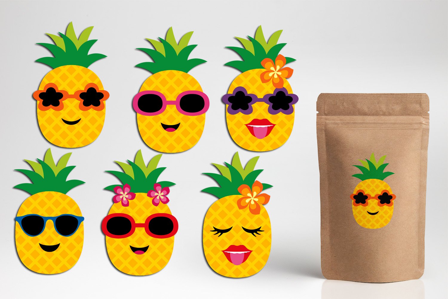 Summer Pineapple Clipart at Ella Hogarth blog