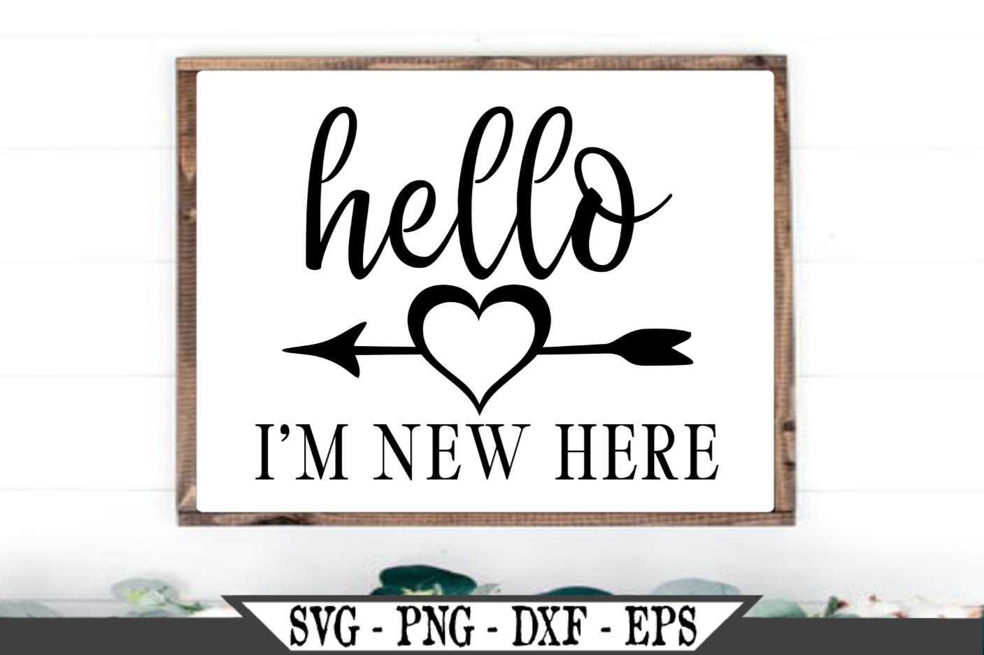 Hello I'm New Here SVG (480978) | SVGs | Design Bundles