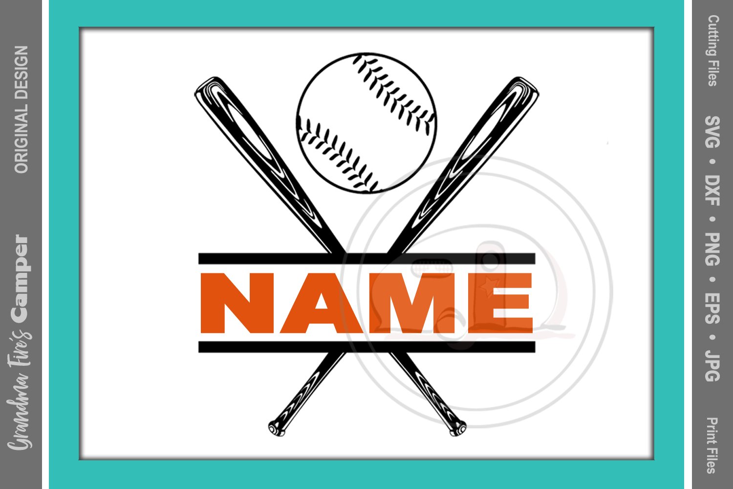 Baseball Split Bats with Ball SVG, Line Art Ball (68784) | SVGs ...