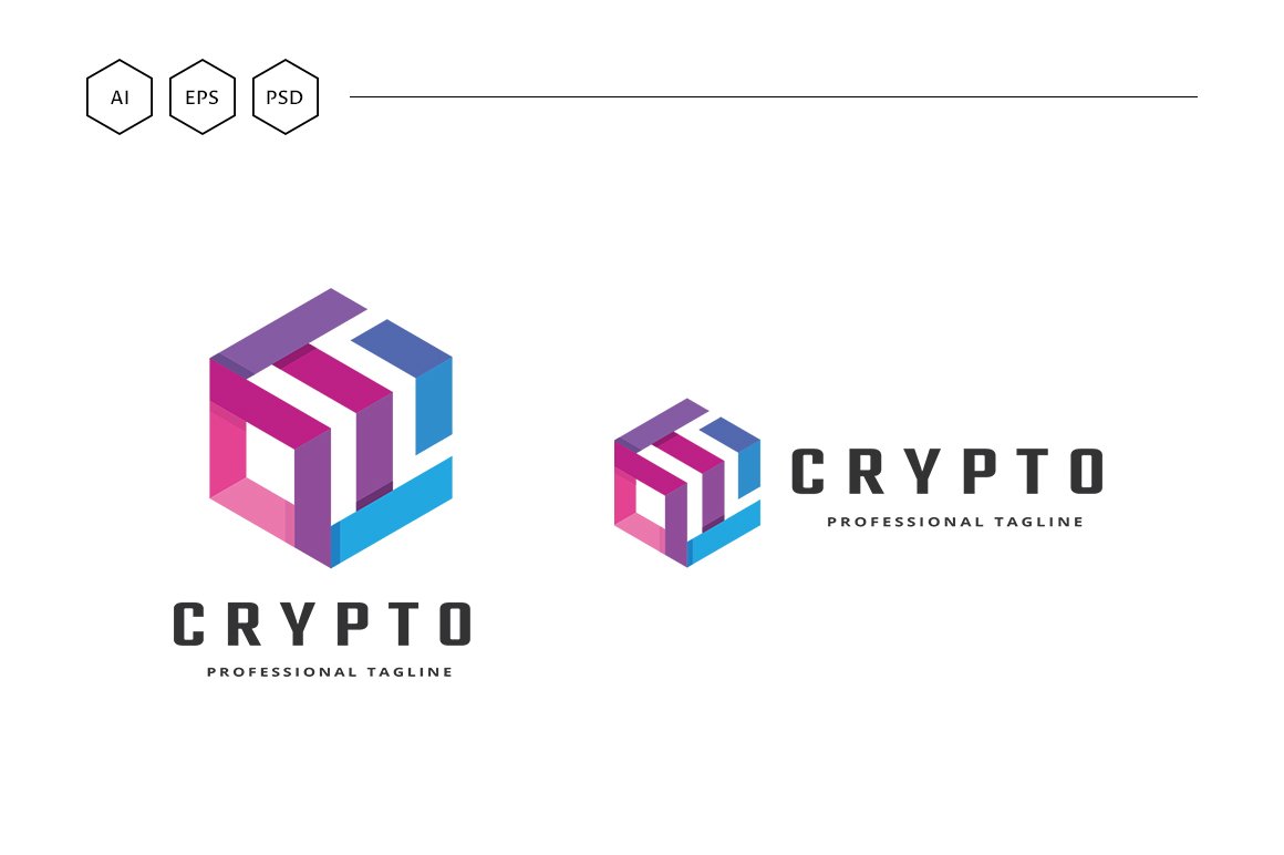 Crypto Cube Letter C Logo (669580) | Logos | Design Bundles