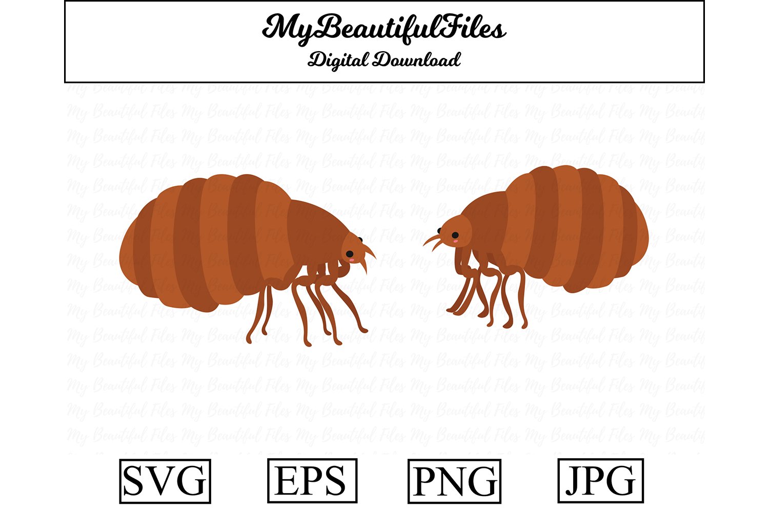 Fleas SVG - Cute Insect SVG, EPS, PNG and JPG (987837) | Illustrations ...
