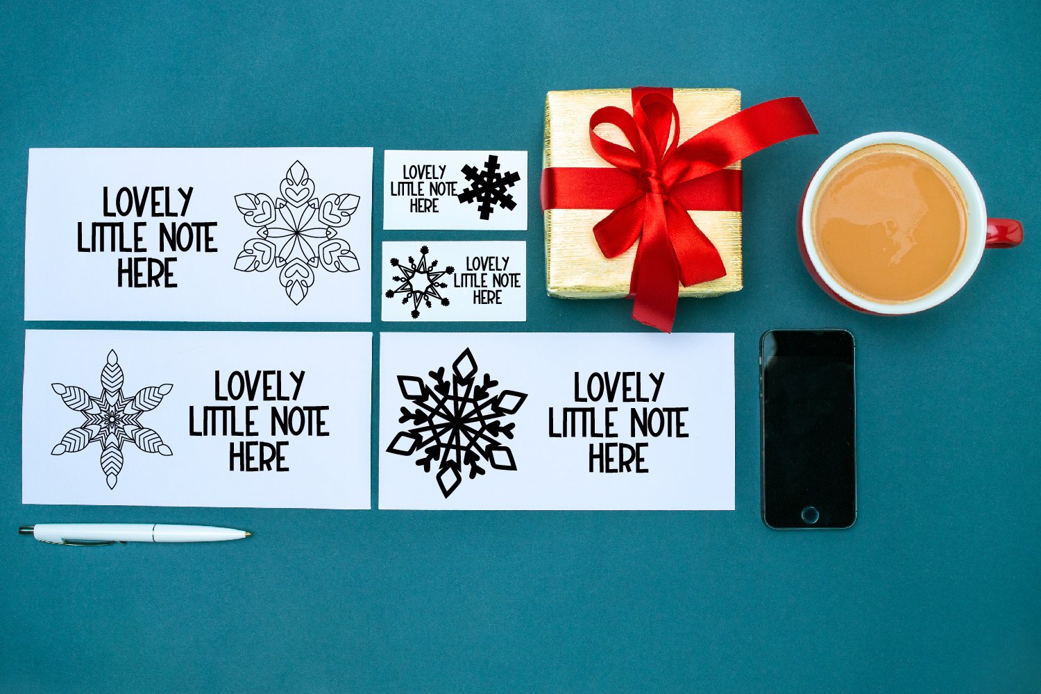 Flakes - A Dingbat Snowflake Font