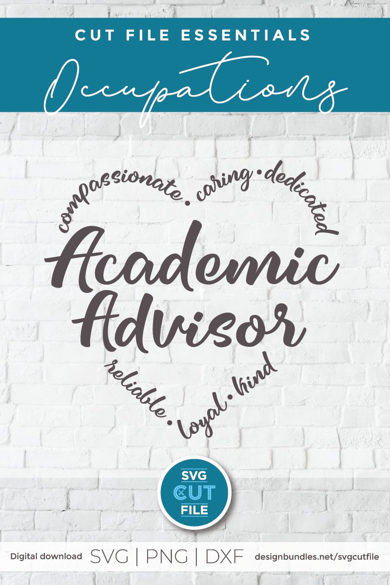 Academic advisor svg - a college advisor svg for crafters (455595 ...