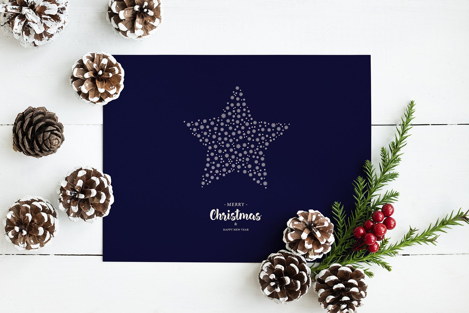 Christmas and New Year Greeting Card Printable (948419) | Printables ...