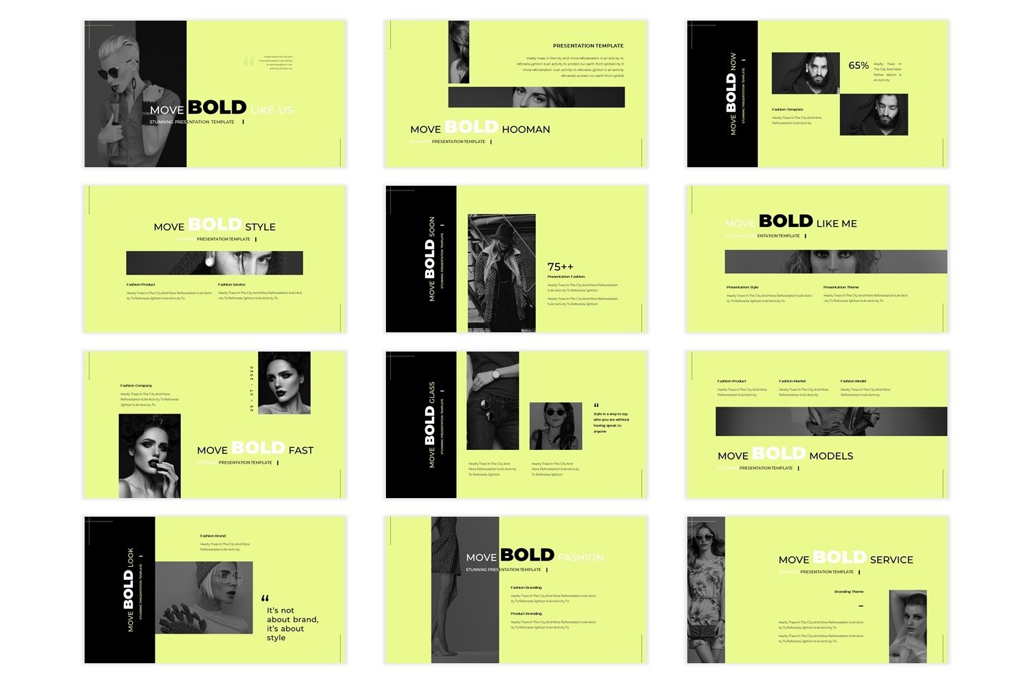 Move Bold - Powerpoint Template