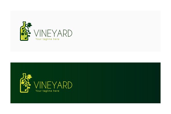 Vineyard - Grape Wine Bottle Stock Logo (26398) | Logos | Design Bundles