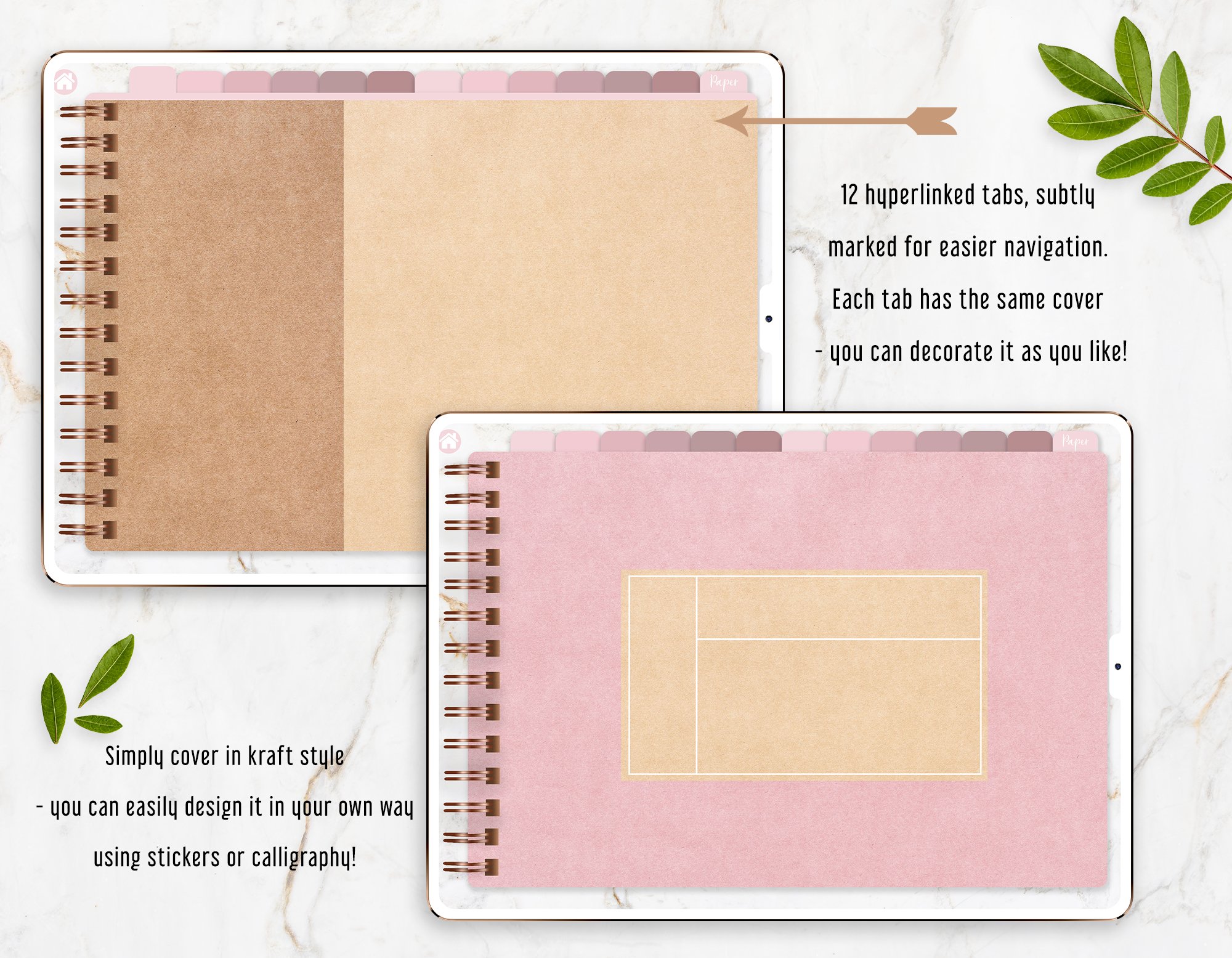 Digital Junk Journal PINK edition (747156) | Digital | Design Bundles