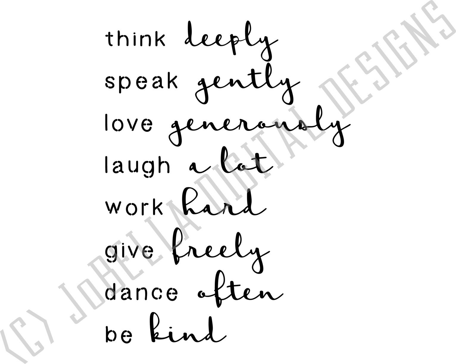 Life Rules SVG Printable & Sublimation Farmhouse Design (246850) | Cut ...