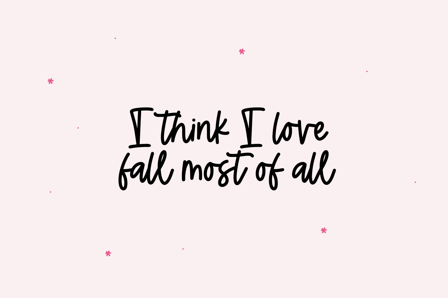 Fall Magic - A Handwritten Script Font