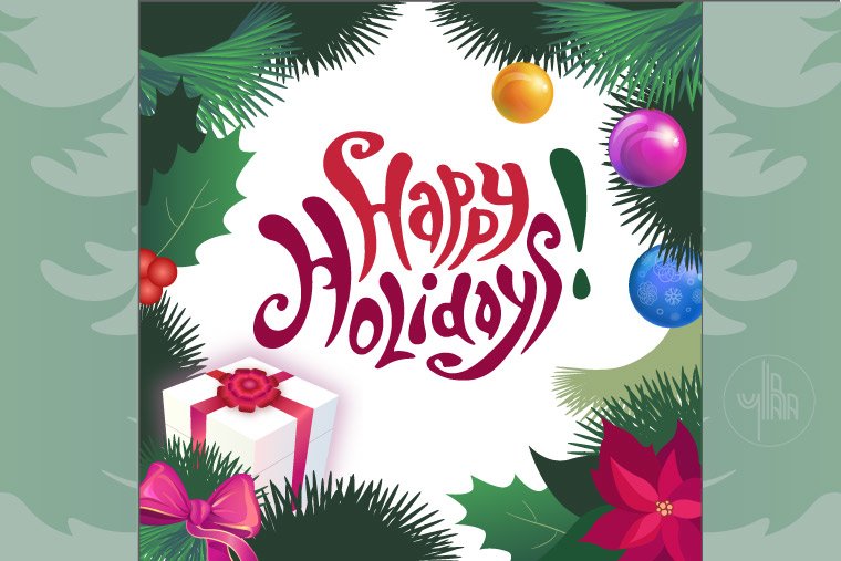 Christmas and New Year vector clip art pack (367203) | Decorations ...