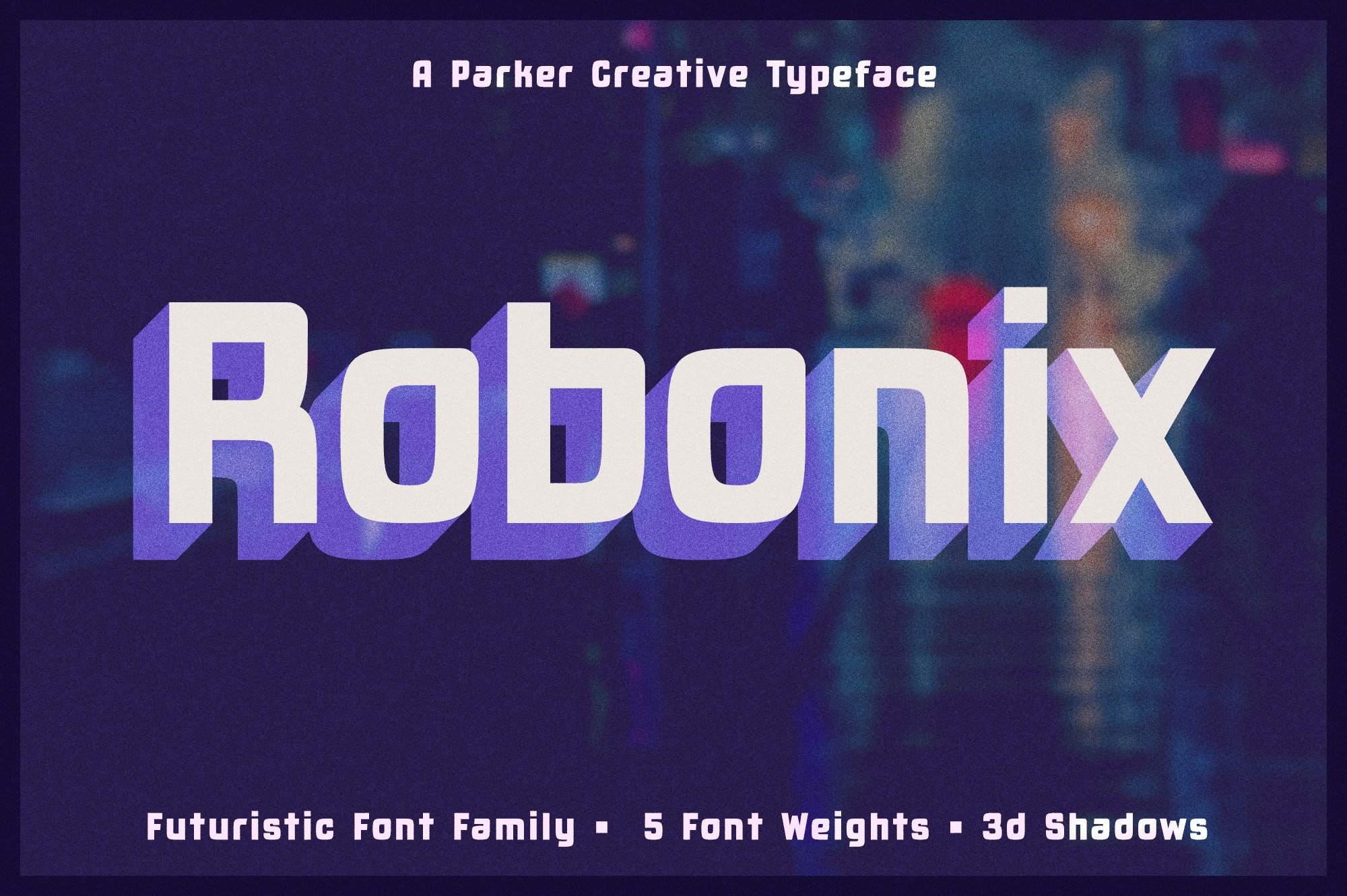 Futuristic 3d Fonts