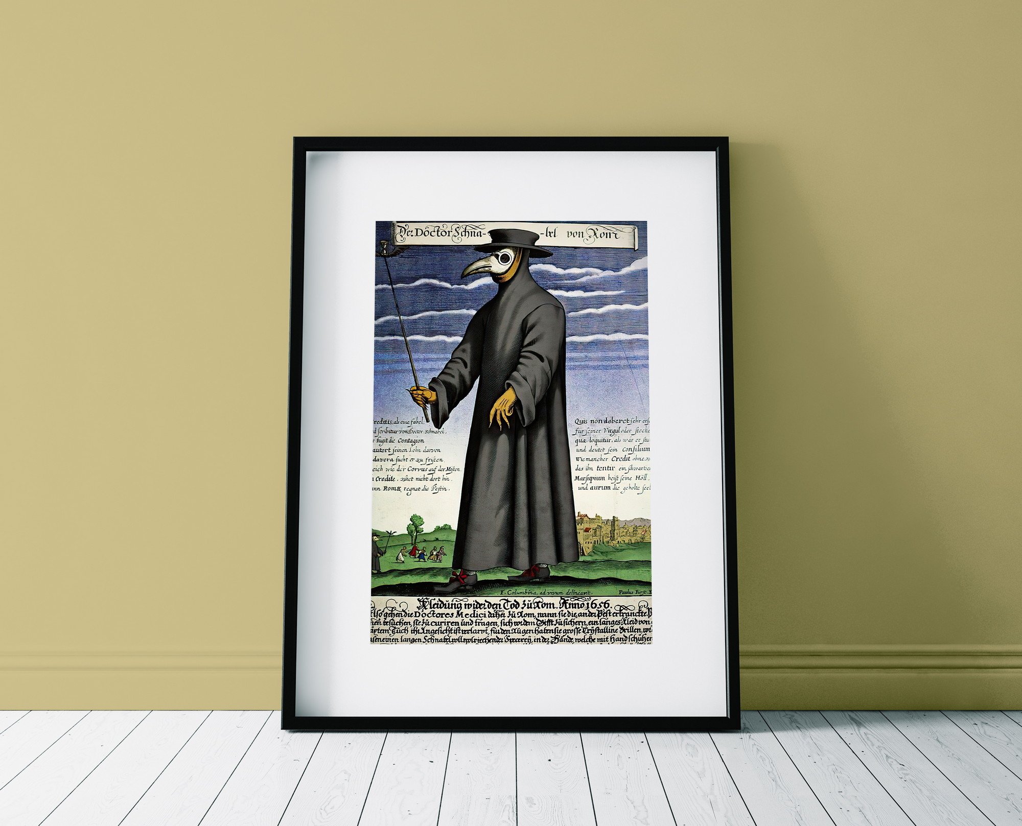 Plague doctor medieval illustration pack. Printable posters (675854 ...