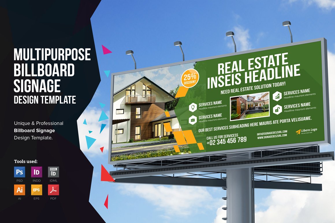 Billboard Signage Design v2 (146053) | Flyers | Design Bundles