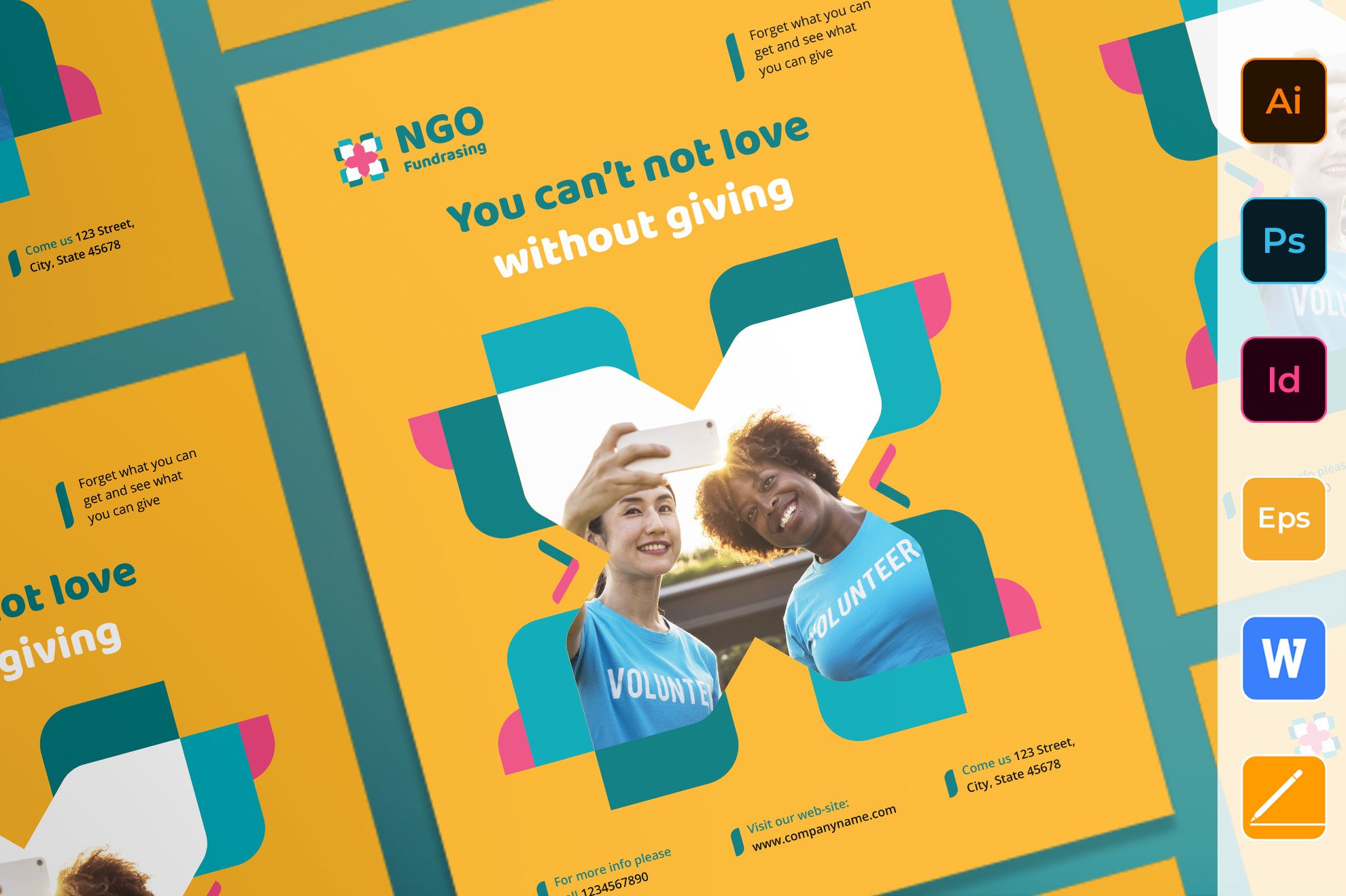 NGO Poster (443106) | Flyers | Design Bundles