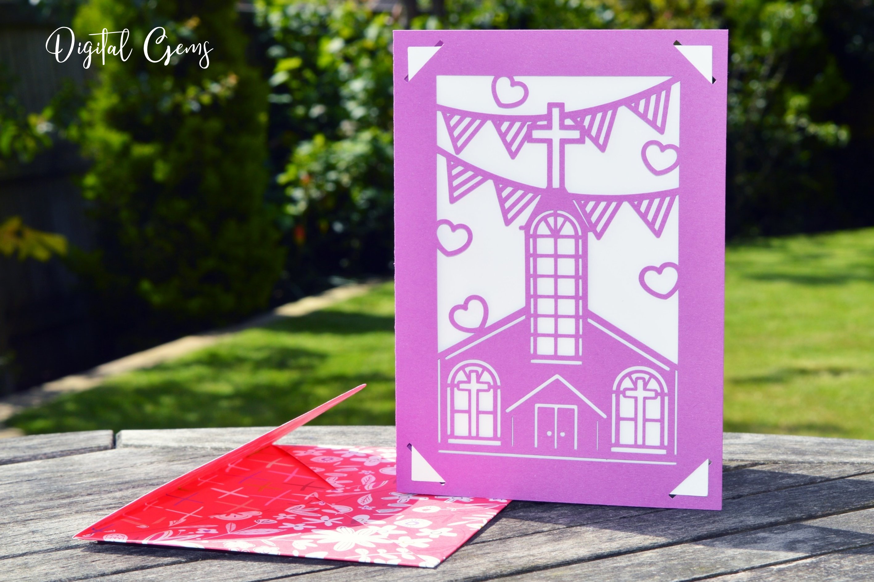 Church card and envelope design SVG / DXF / EPS file (740209) | SVGs ...