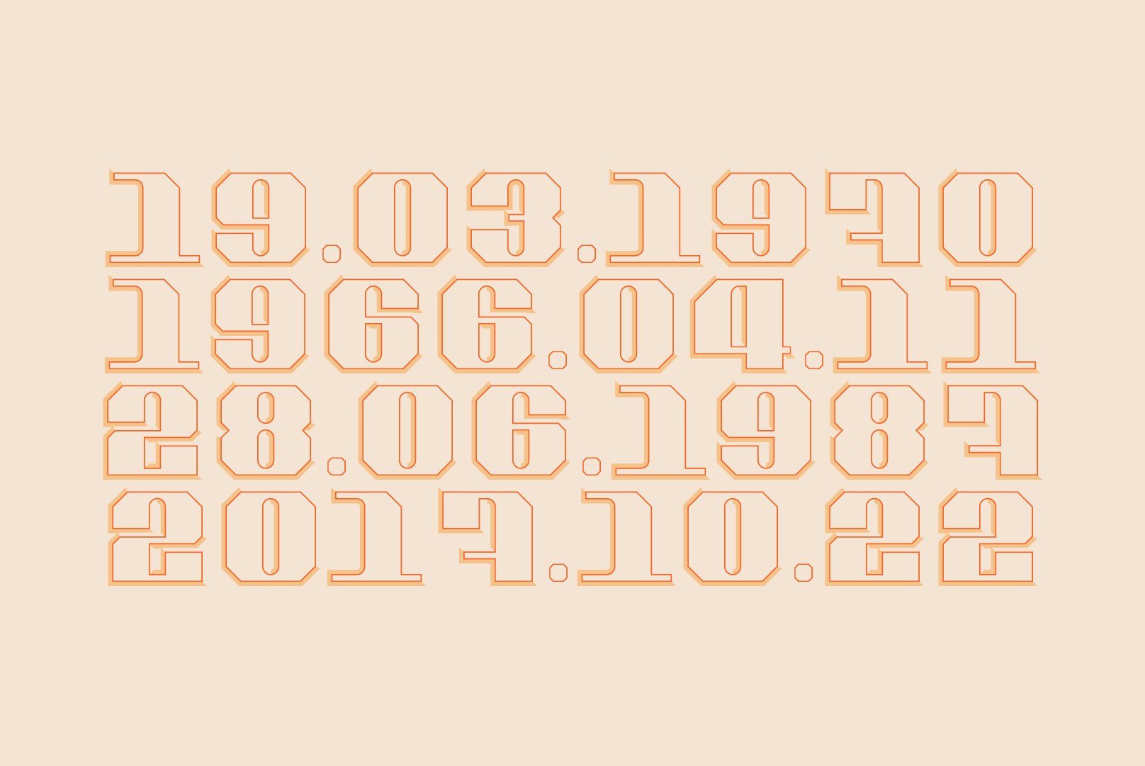 Locker Numerals (571011) | Display | Font Bundles