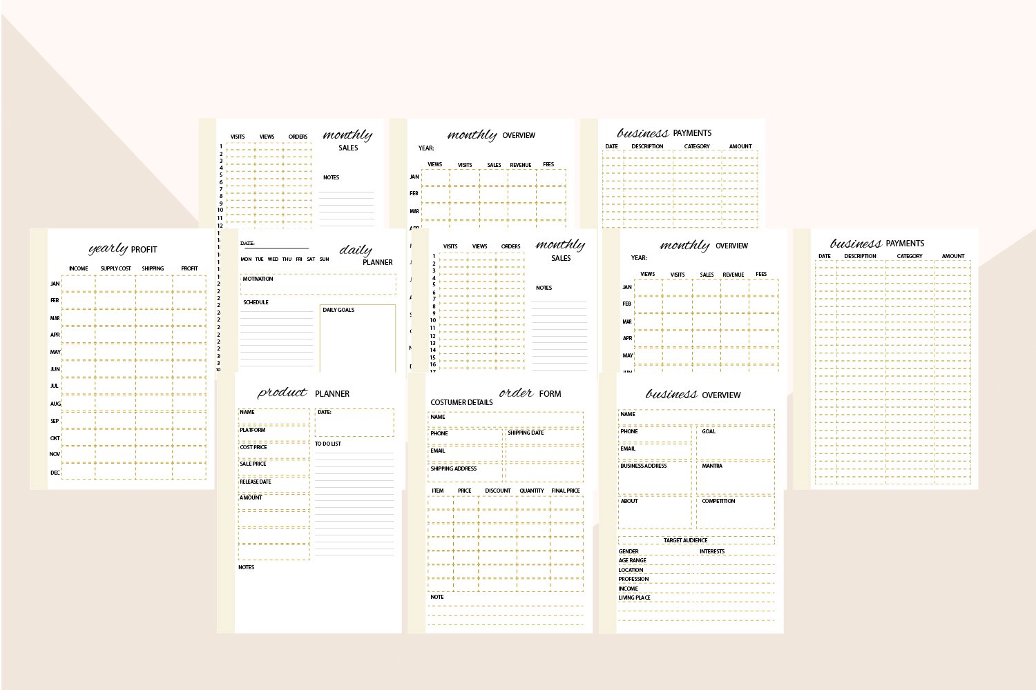 Planner bundle (741384) | Digital | Design Bundles