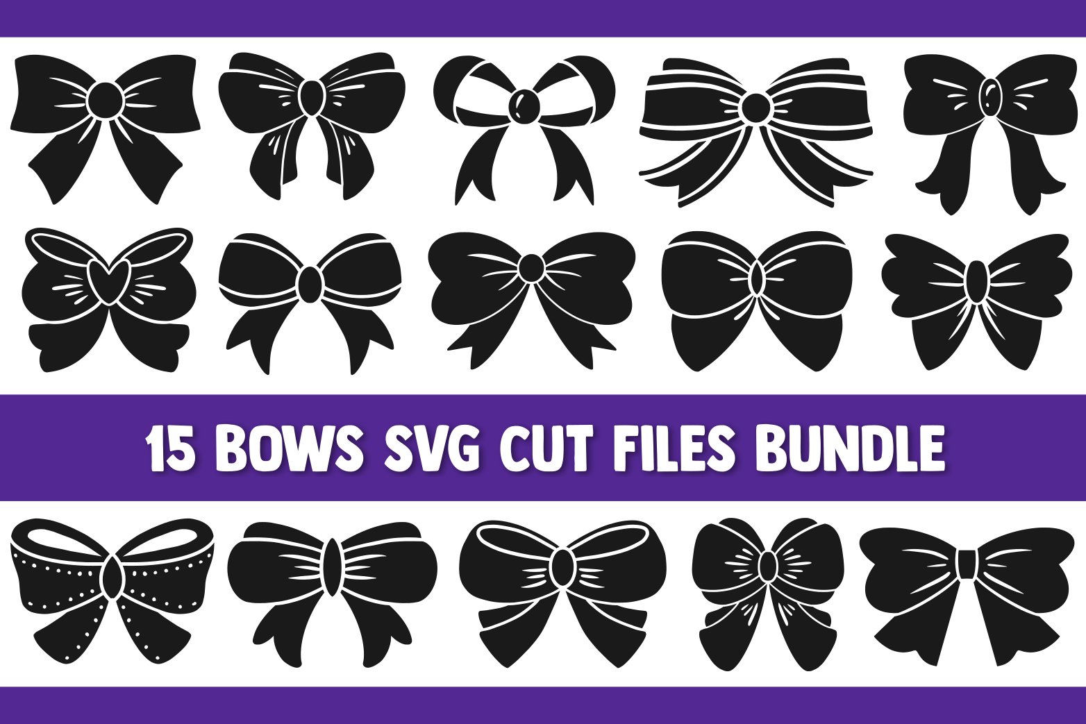 Bow SVG Bundle, bow tie svg, svg designs, bows svg, cheer (1087954) | Cut Files | Design Bundles