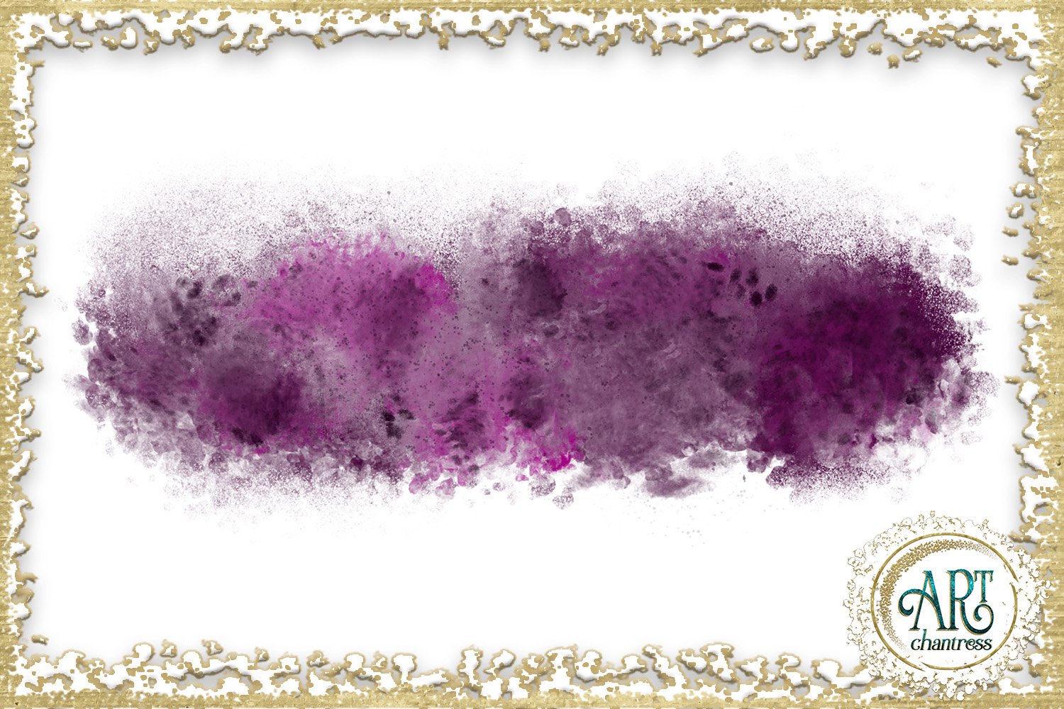 Brush Strokes in Purple Glitter - Digital Clipart 24 (103527) | Card ...