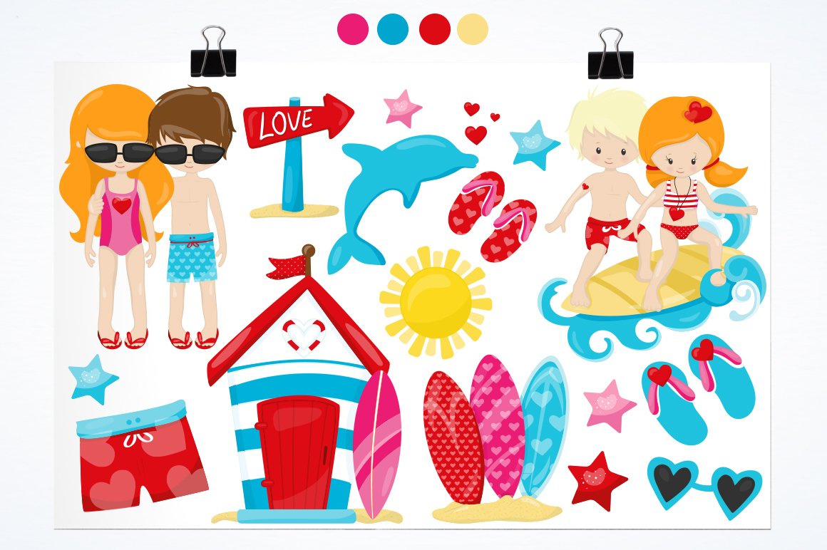 Valentine Lovers graphics and illustrations, vector