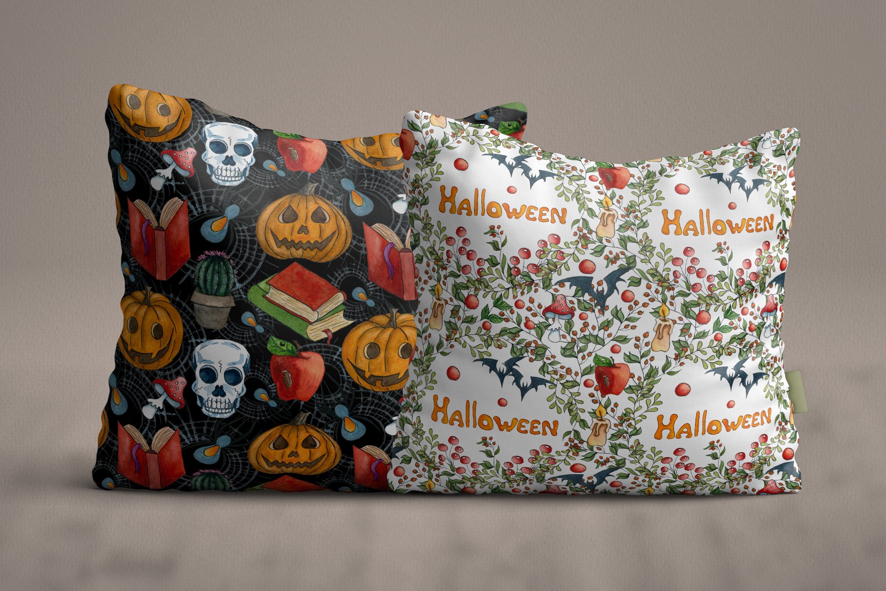Halloween Seamless Patterns (353412) | Patterns | Design Bundles